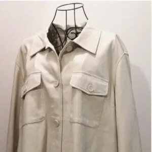 Tribal | Tops | Tribal 5th Anniversary Faux Leather Shacket Shirt ...
